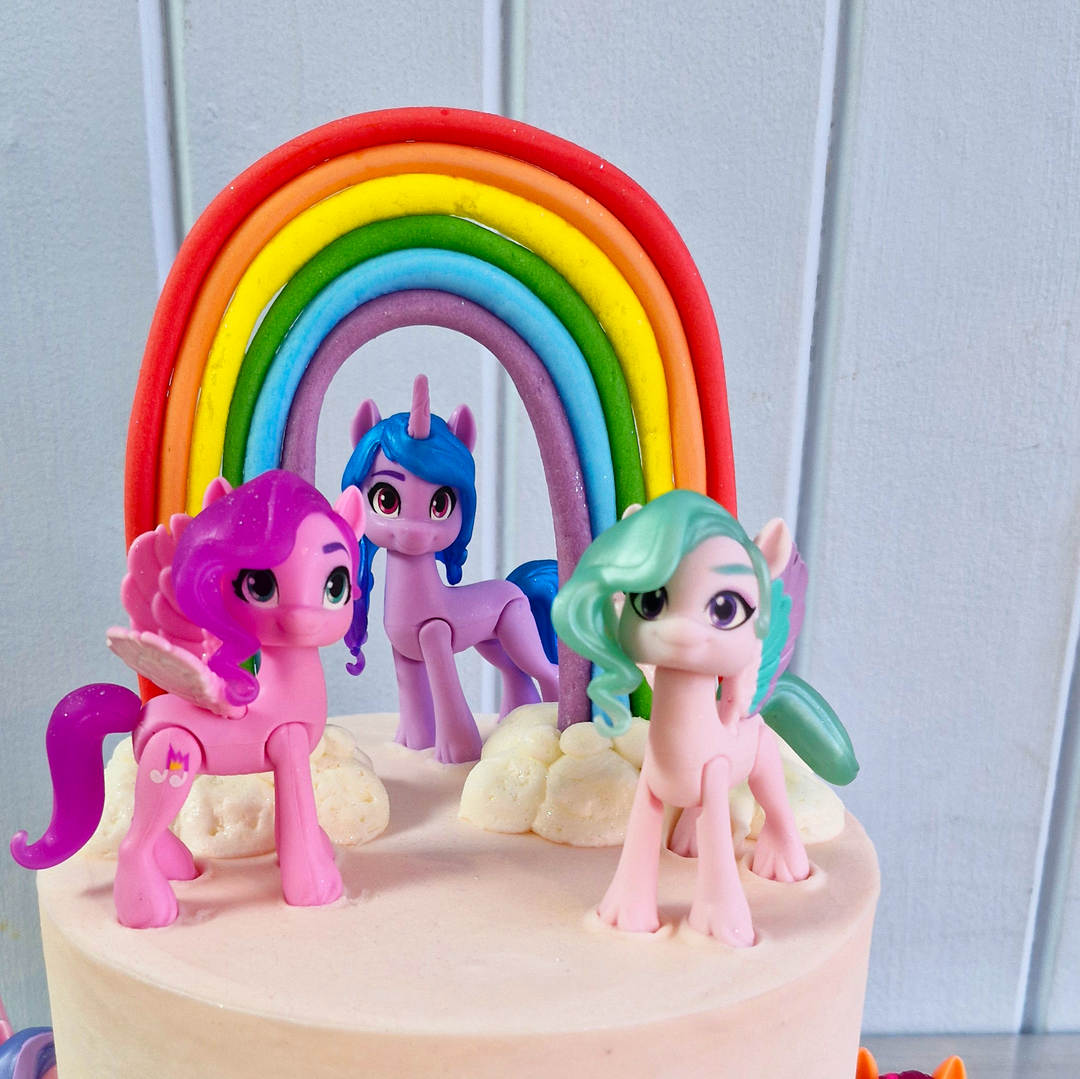 My Little Pony Wedding Cake Topper Fondant – Freedom Bakery